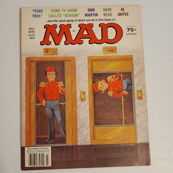 Mad | Other | Mad Magazine Elevator Issue 26 July 198 | Poshmark